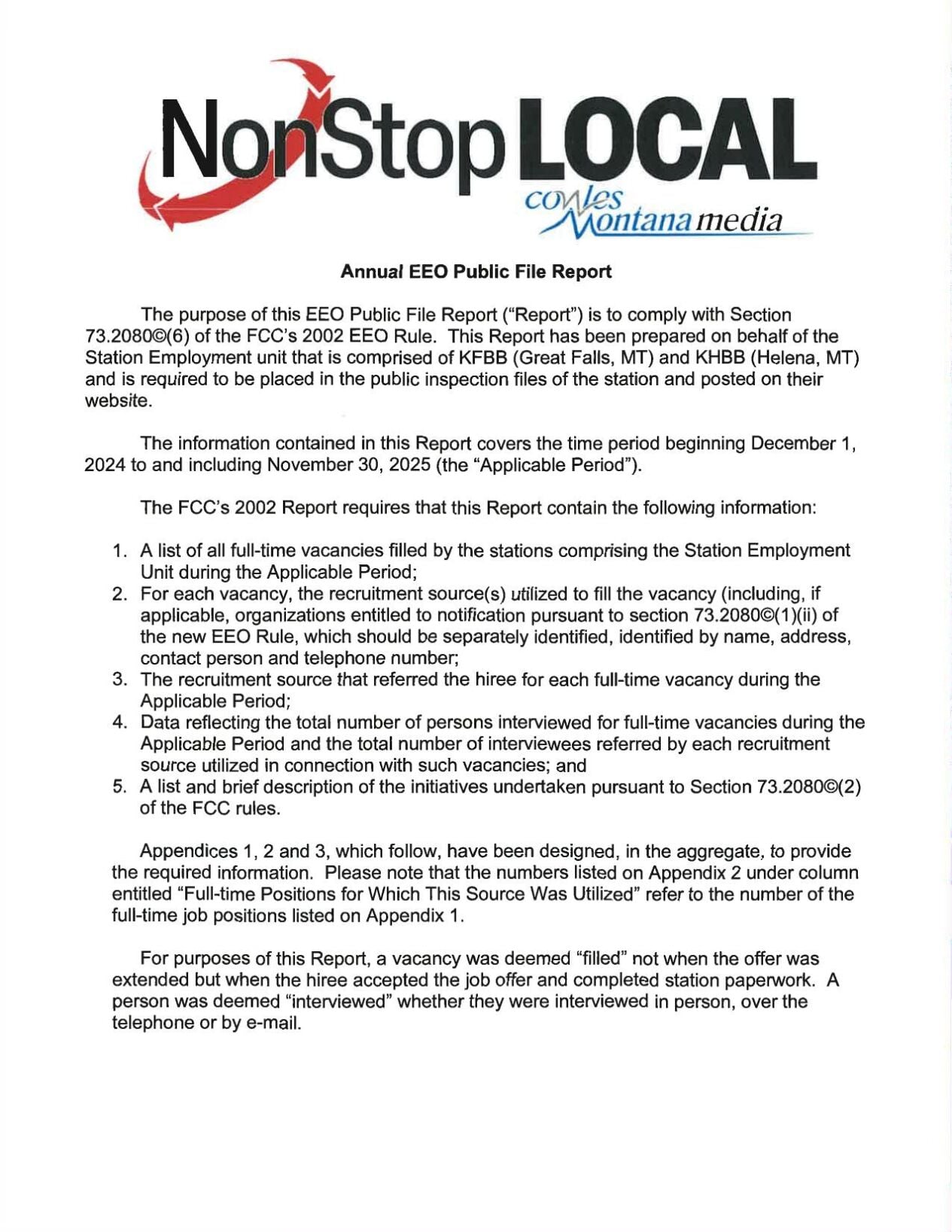 KFBB/KHBB EEO Report (2025) | | montanarightnow.com