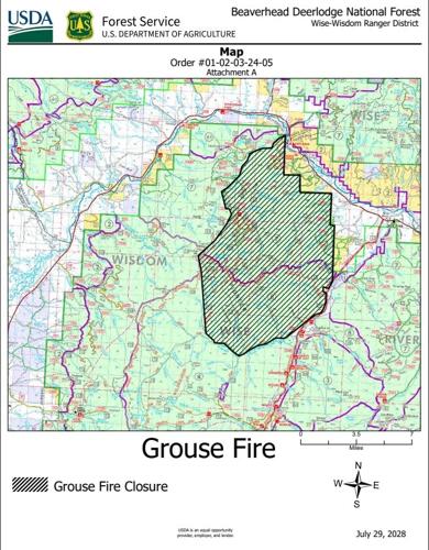 Grouse Fire structure protection crews assess areas around Pettengill ...