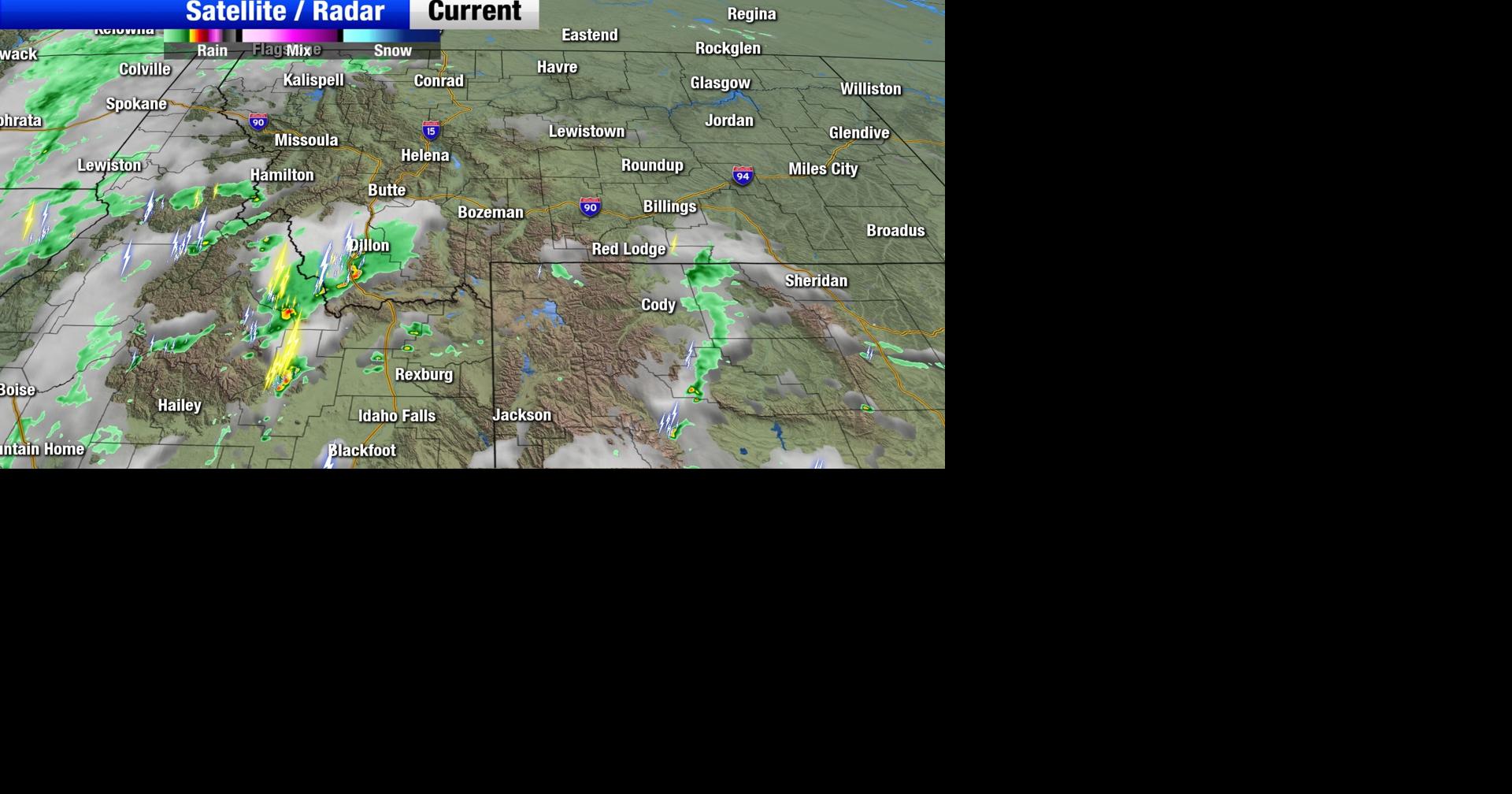 Sunshine phased out by clouds and thunderstorms in some areas | Montana ...