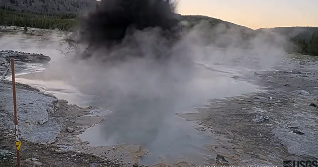 Eruption caught on camera from site of hydrothermal explosion at ...