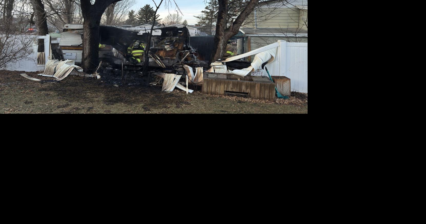 Havre fire department responds to RV explosion on McKinley Avenue ...