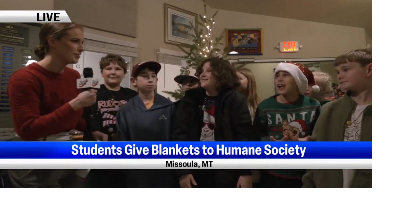 Missoula 5th graders bring warmth to Humane Society with handmade ...