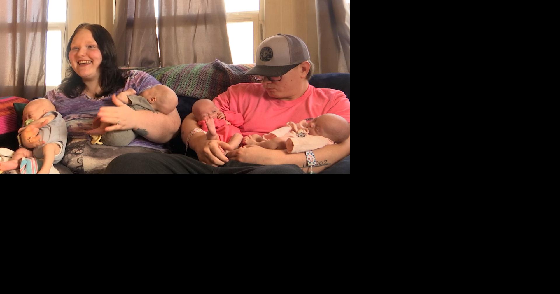 Ballantine woman defies odds with miracle quadruplets; seeks community ...