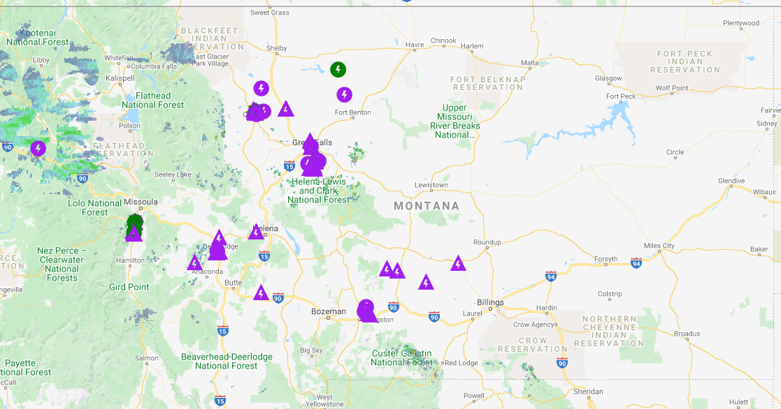 NorthWestern Energy reporting several power outages across Montana ...