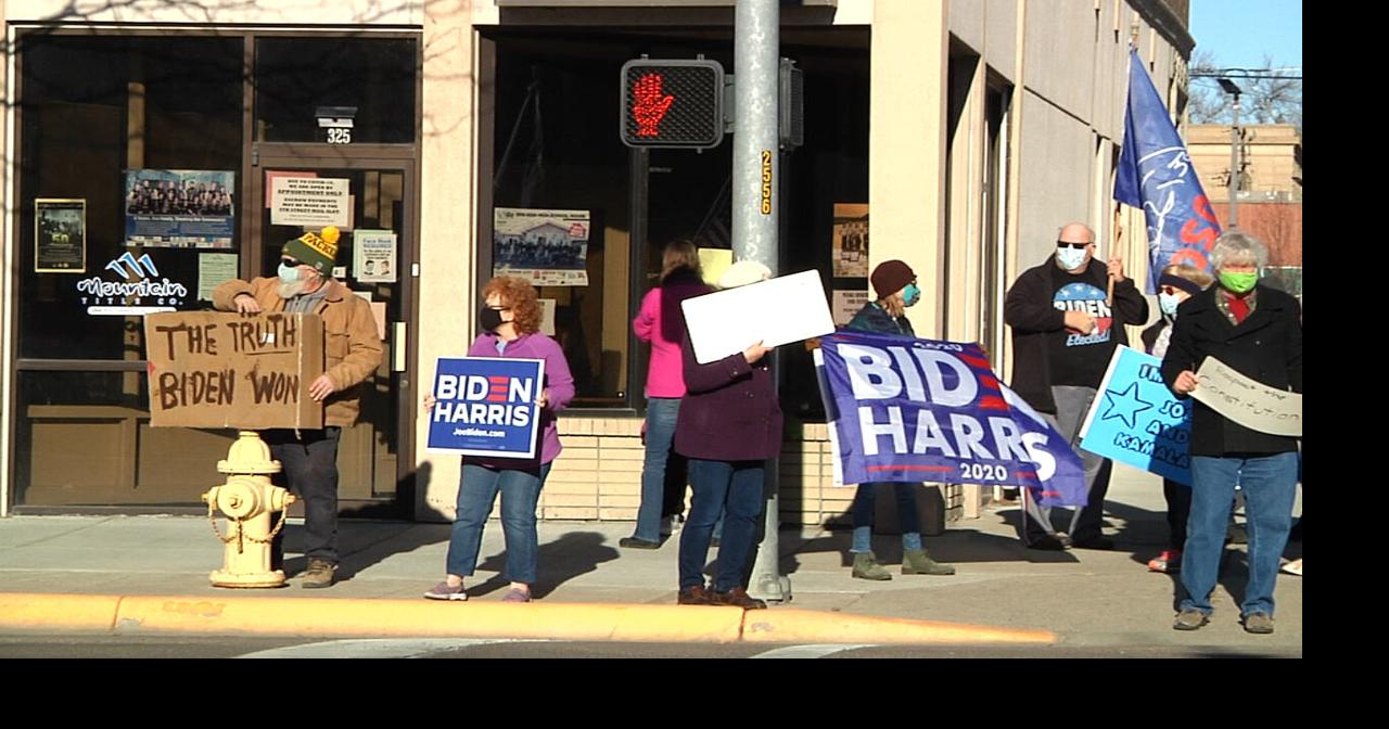 Citizens hold Pro-Biden/Harris rally to support election results ...