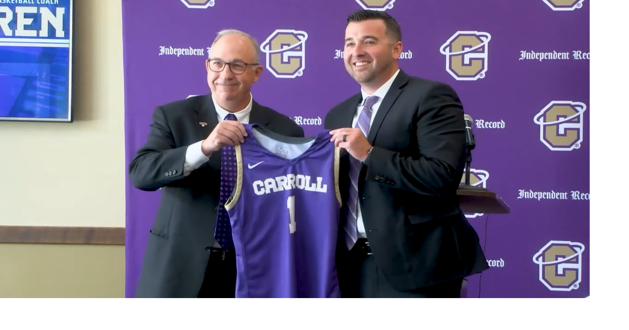 Lundgren introduced as new Carroll men's basketball coach | Frontier ...