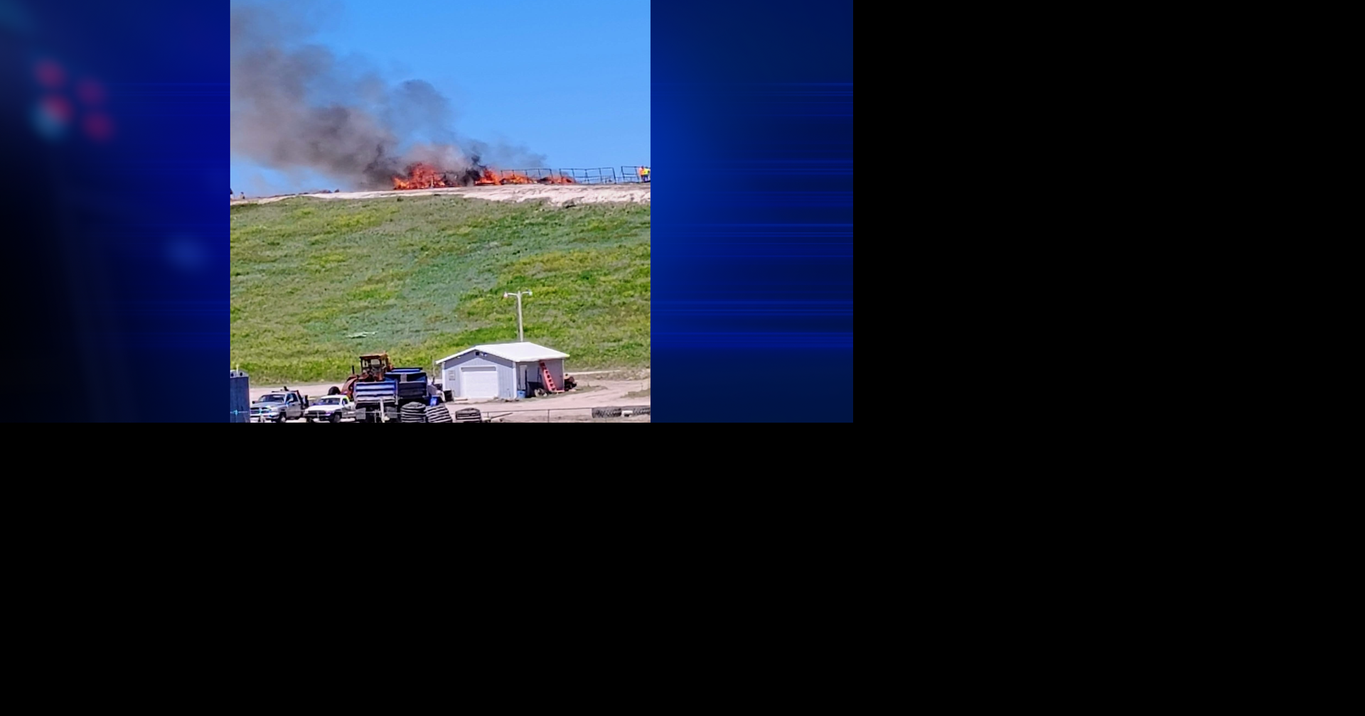 Landfill fire near Polson tackled by local fire departments' joint ...