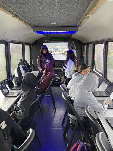 Internet-capable learning bus connects Crow students to higher ...
