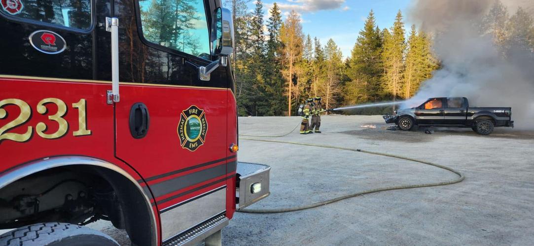 Whitefish Fire Department puts out truck fire eruption | Kalispell News ...