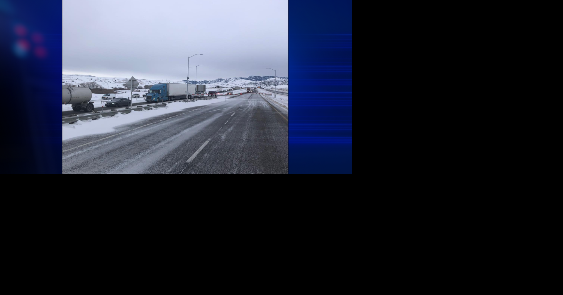 I-90 closures in Livingston cause traffic delays due to snow and wind ...
