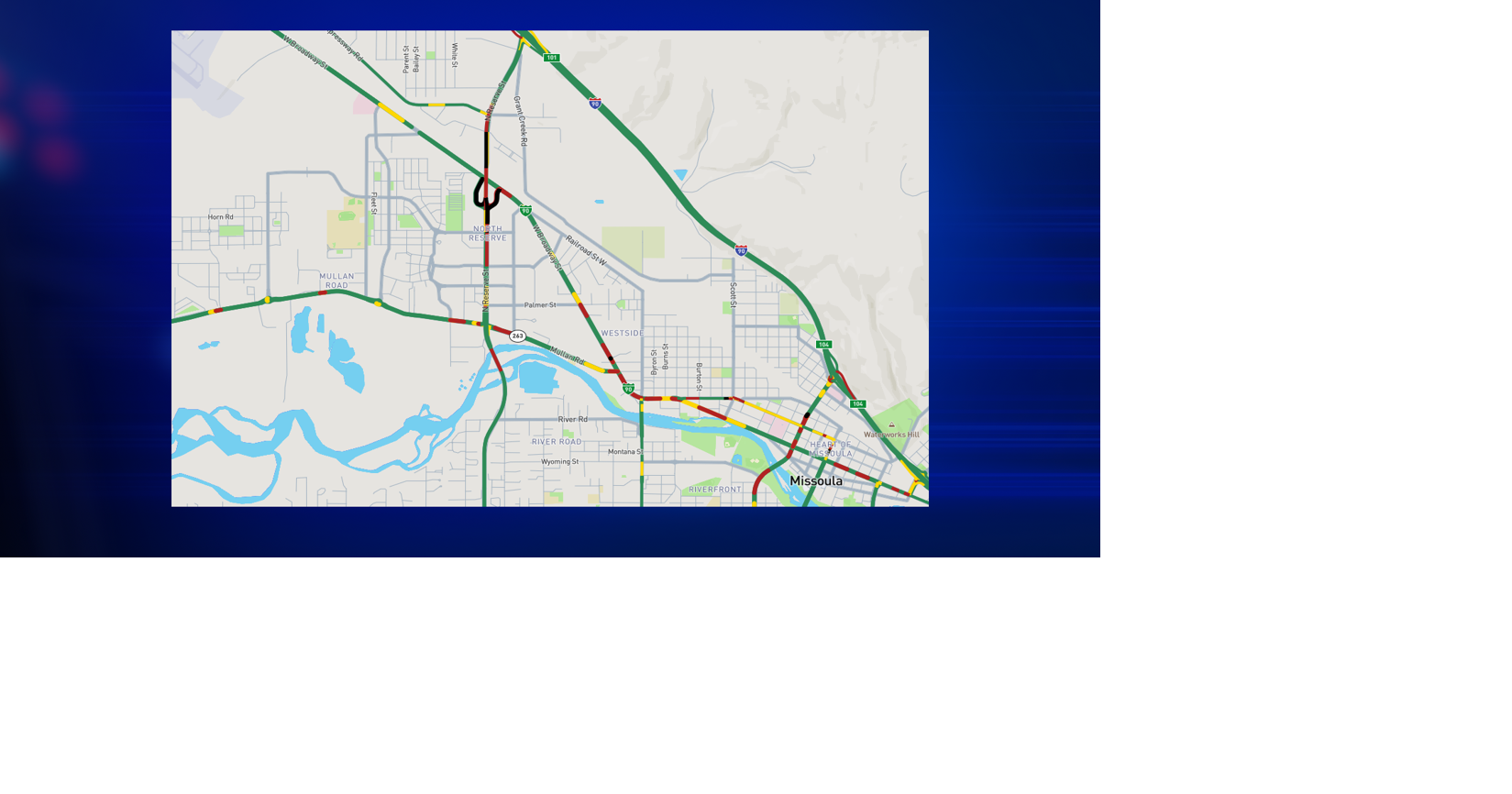 Vehicle fire causes traffic delays on Missoula's Reserve Street ...