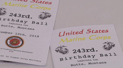 Marine Corps Ball Invitation Cards