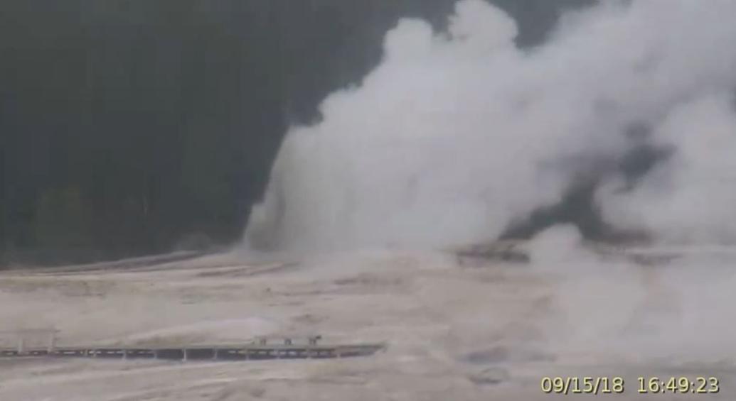 WATCH: Rare Ear Spring eruption caught on video at Yellowstone | News ...