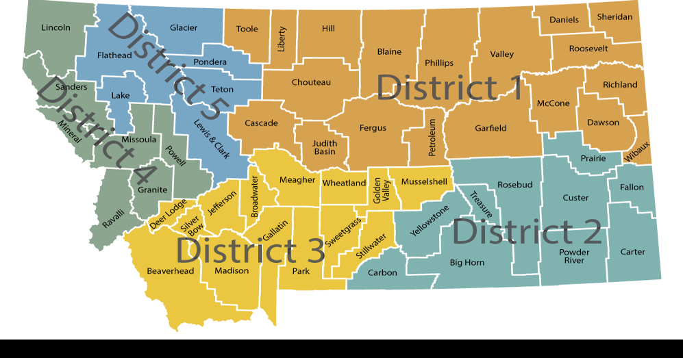 PSC District Map | | montanarightnow.com
