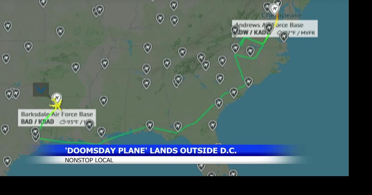 U.S. "doomsday plane" lands near D.C., U.S. doomsday plane lands at ...