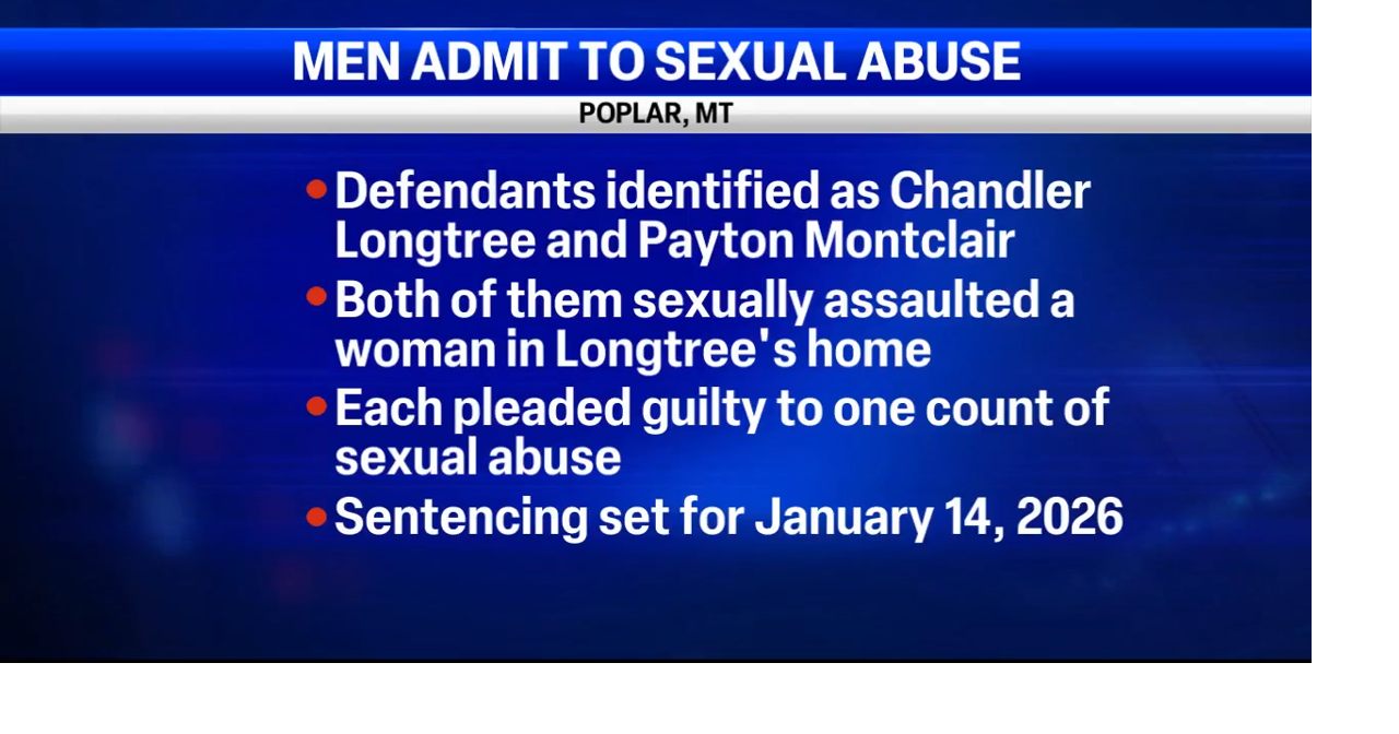 Two Poplar men plead guilty to sexual abuse charges | Montana News | montanarightnow.com