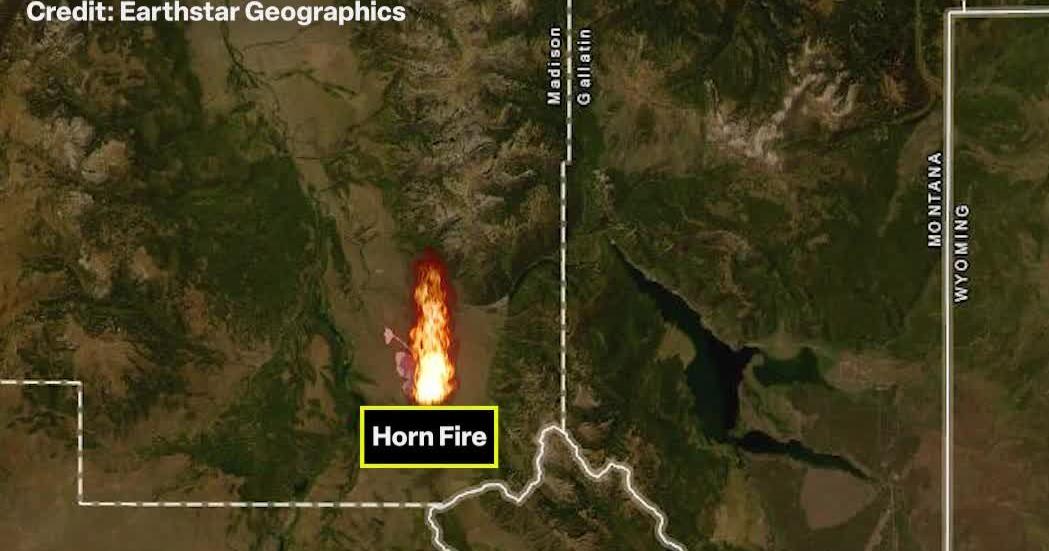 Emergency evacuation orders issued as Horn Fire in Madison County ...