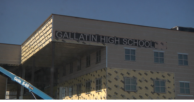Take a first look at the halfway-finished Bozeman Gallatin High School ...
