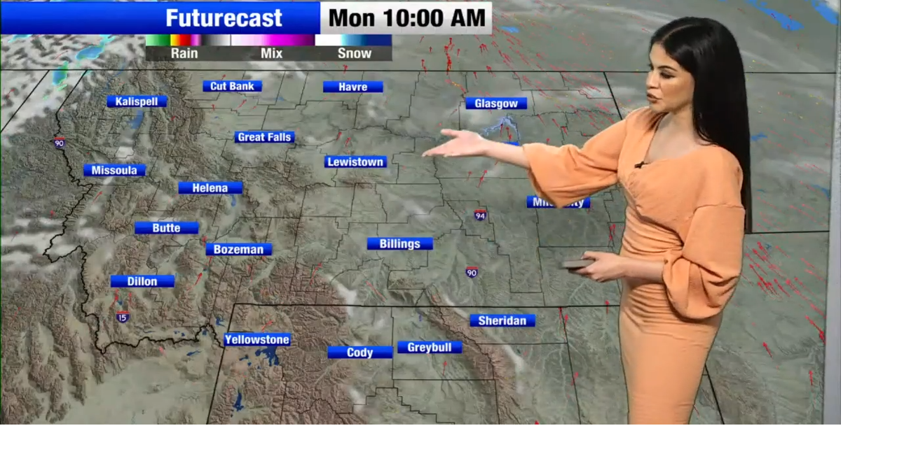 Mild Monday with above average temperatures in most of Montana ...