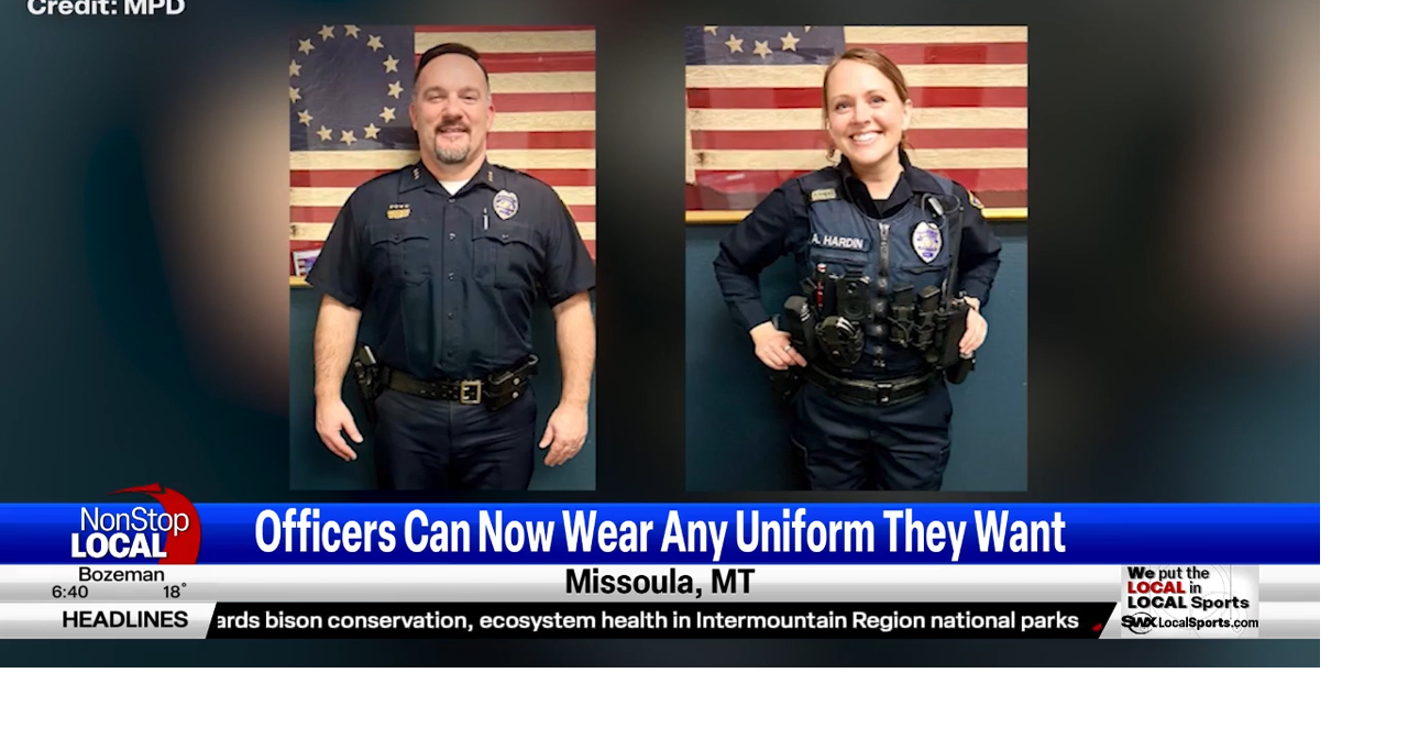 Missoula Police Department allows officers to choose their uniform ...
