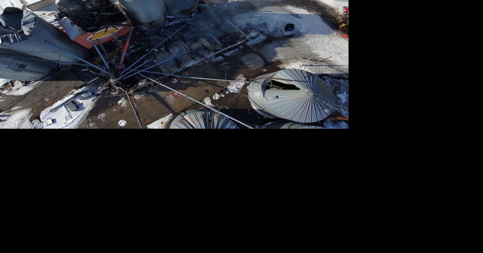 Decreased fire activity seen in grain elevator fire in Belgrade ...