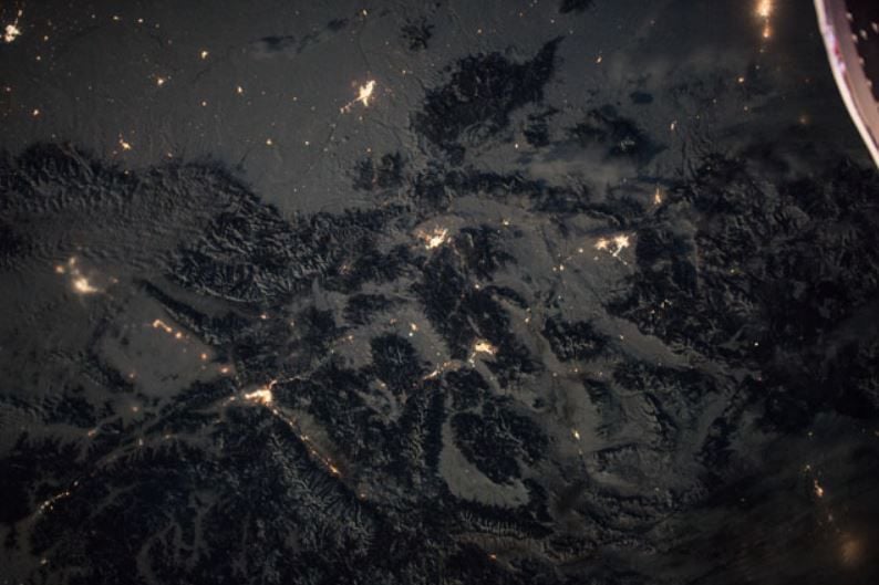 NASA image shows Montana as seen from the International Space Station ...