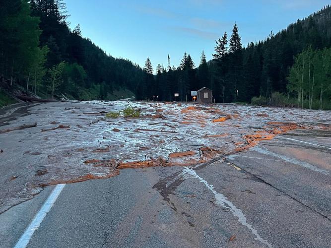 Teton Pass roadway collapses in landslide following series of ...