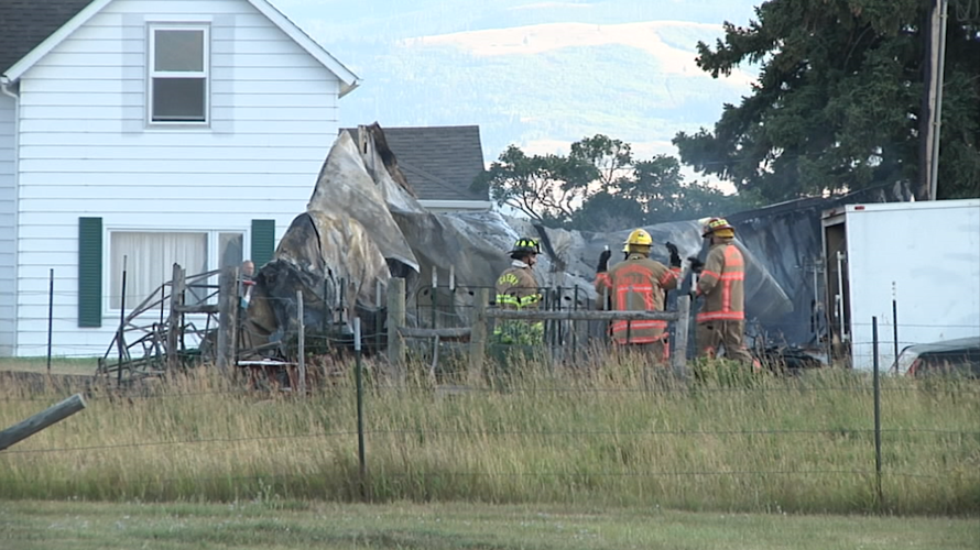 Structure fire turns into grass fire near Gallatin Gateway | Bozeman ...