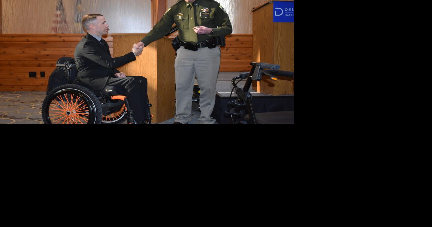 Trooper Johnson's badge returned after 2023 injury in Montana pursuit ...