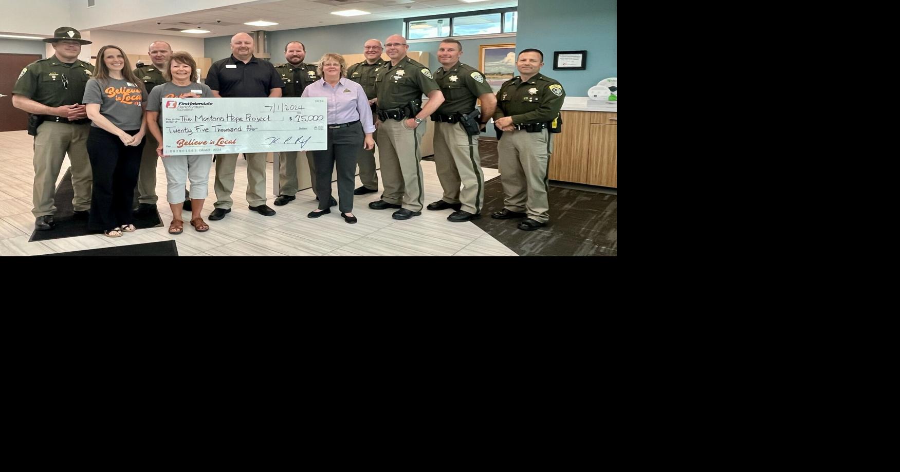 Nonprofit organization Montana Hope Project receives $25,000 donation ...