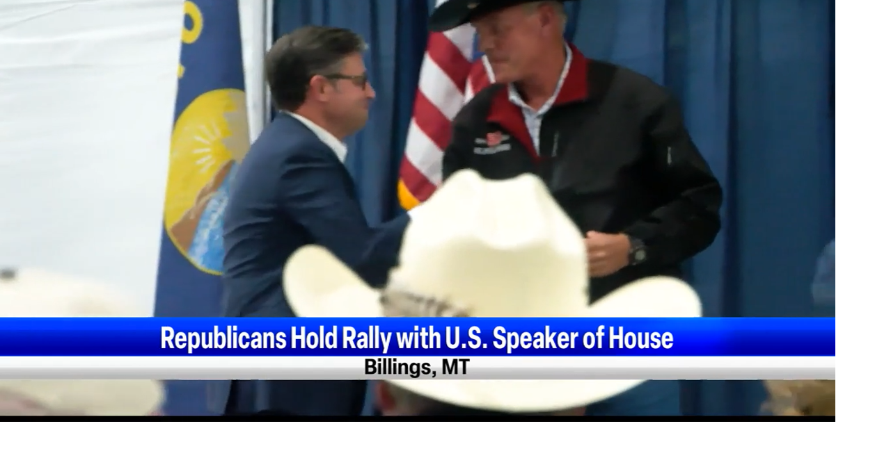 Top MT Republicans, Speaker Mike Johnson gather in Billings to rally ...