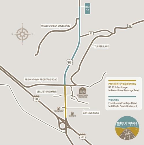 Construction starts Monday on U.S. Highway 93 | Missoula News ...