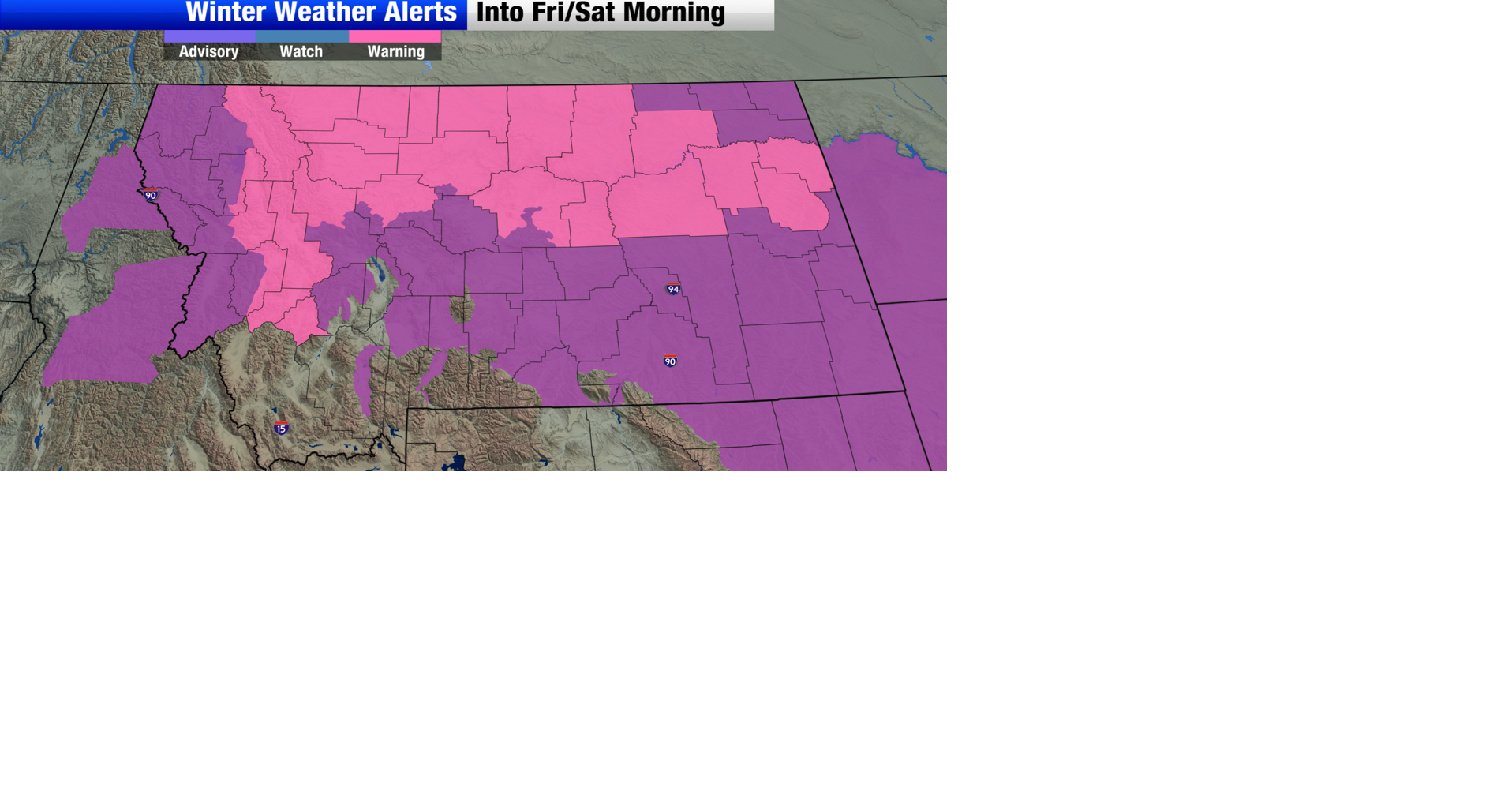 WEATHER ALERT: Winter weather and icy driving conditions | Montana ...