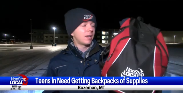 Montana Backpack Project collecting donations for teens experiencing ...