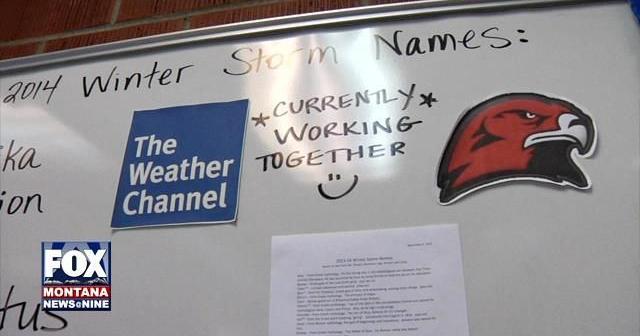 Bozeman High Picks Weather Channel Storm Names | Montana News ...
