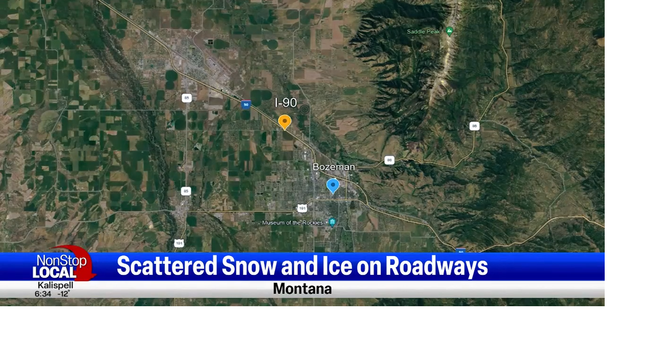 Snowy and icy roads across Montana continue to impact driving ...