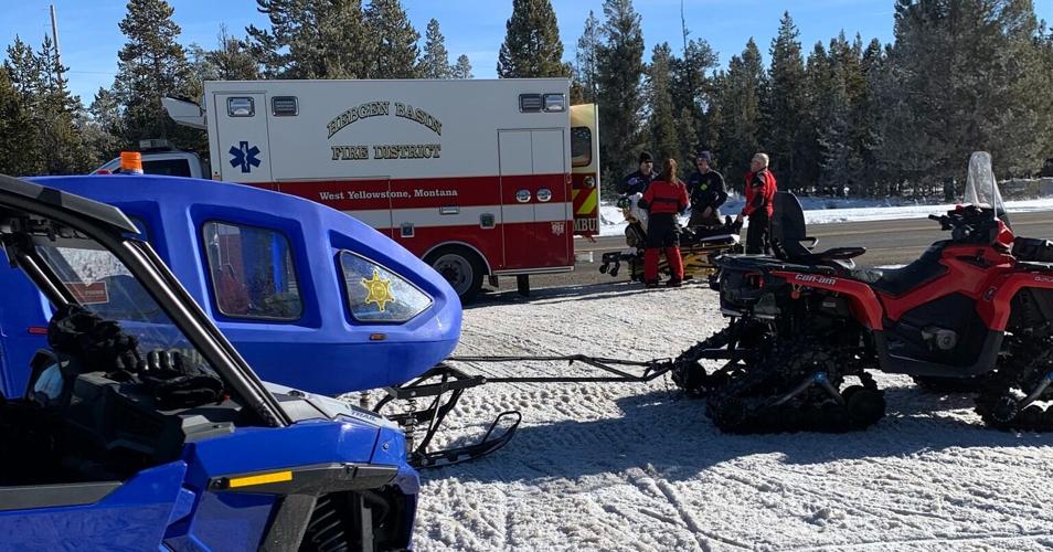 Snowmobiler vs tree collision near West Yellowstone leads to ...