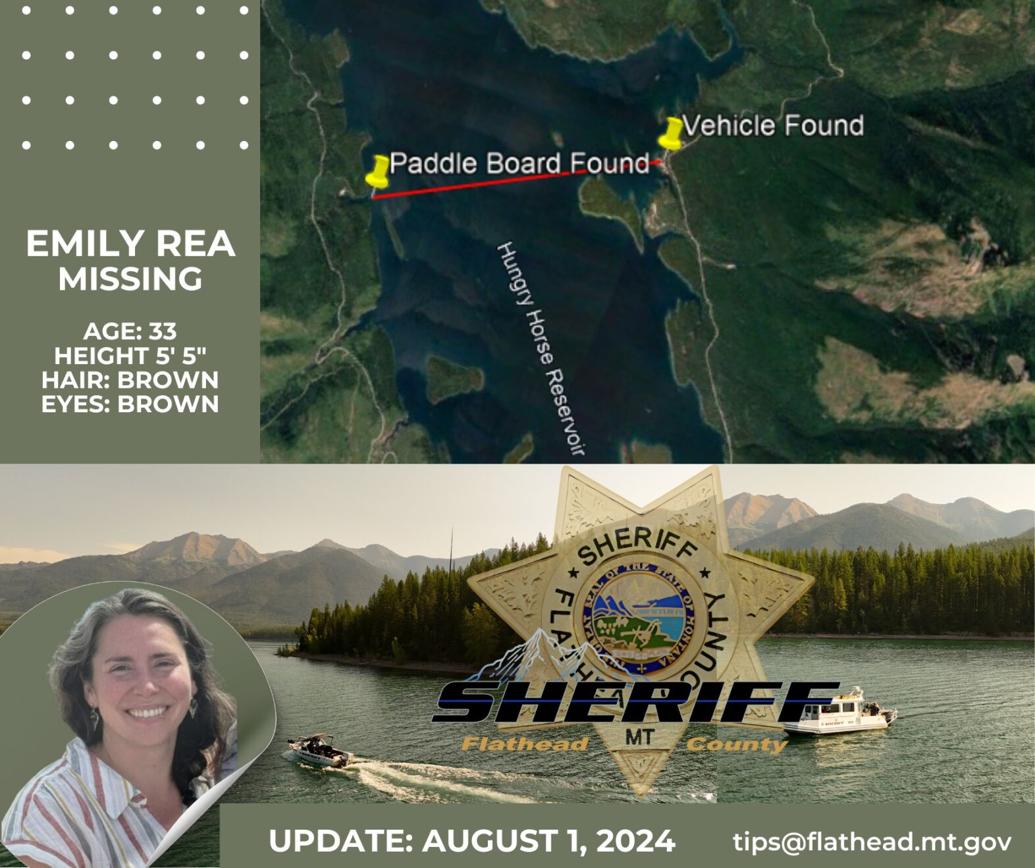 Search intensifies for missing paddleboarder Emily Rea in Flathead ...