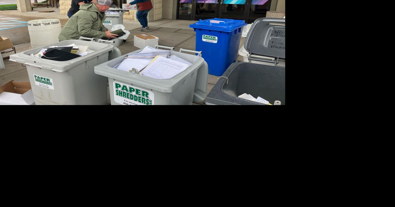 Nearly 9,000 pounds of paper shredded during Shred Day in Great Falls ...