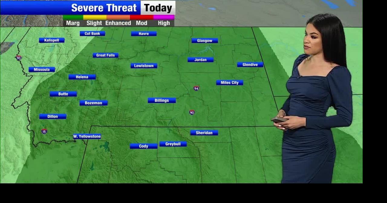 Isolated severe storms across Montana | Montana Local Weather ...