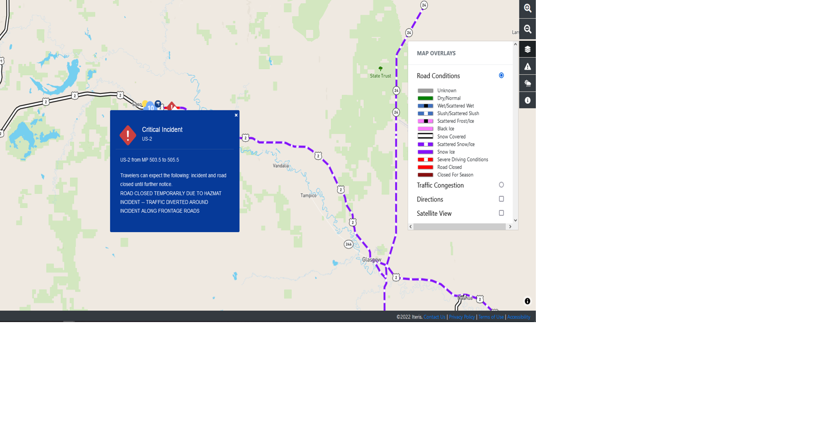 ‘Hazmat incident’ on US-2 between Malta and Glasgow involves semi ...