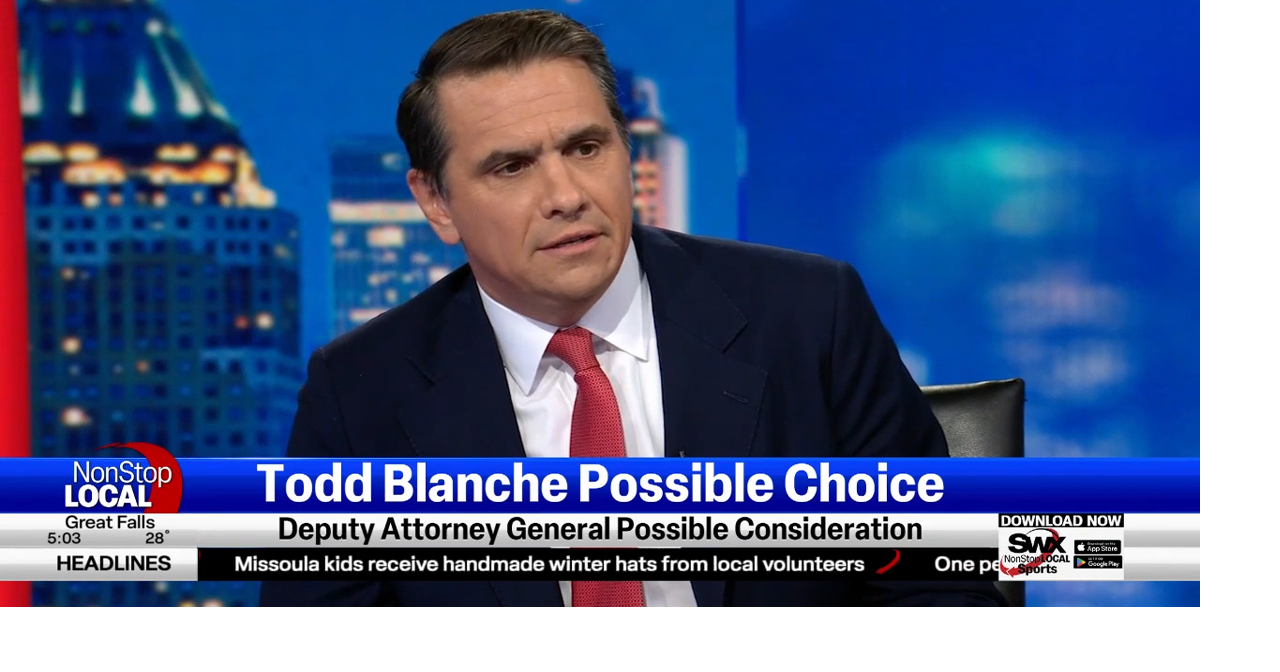 Trump considers Todd Blanche for deputy attorney general role ...