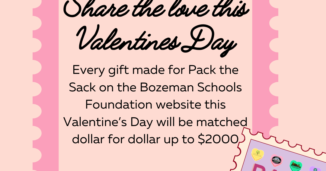 Pack the Sack campaign receives donation match offer | Bozeman News ...