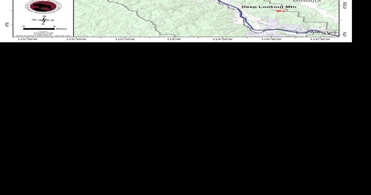 Crews battling West Lolo Complex fires in Lolo National Forest ...