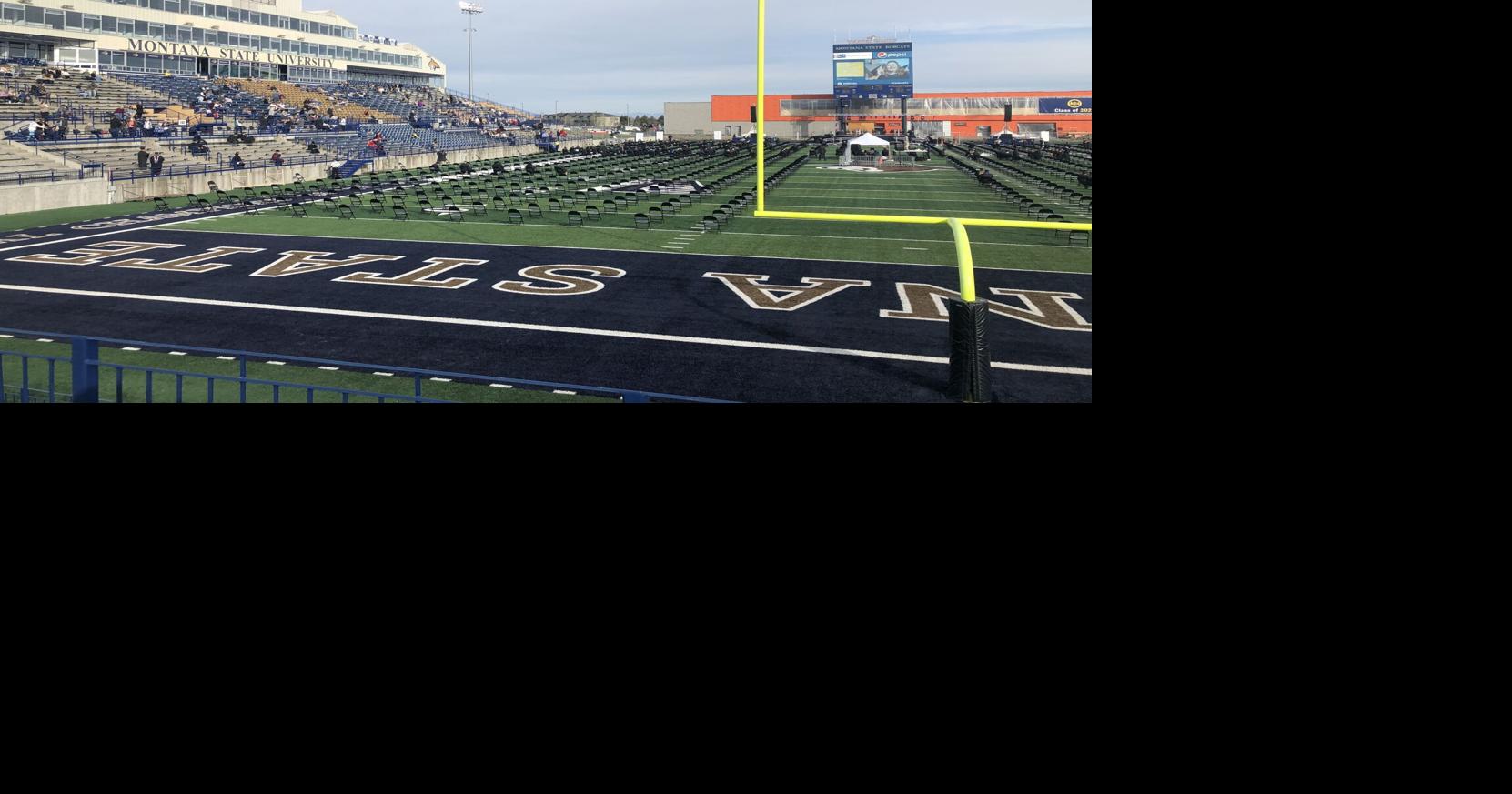 Montana State University hosts first commencement at Bobcat Stadium ...