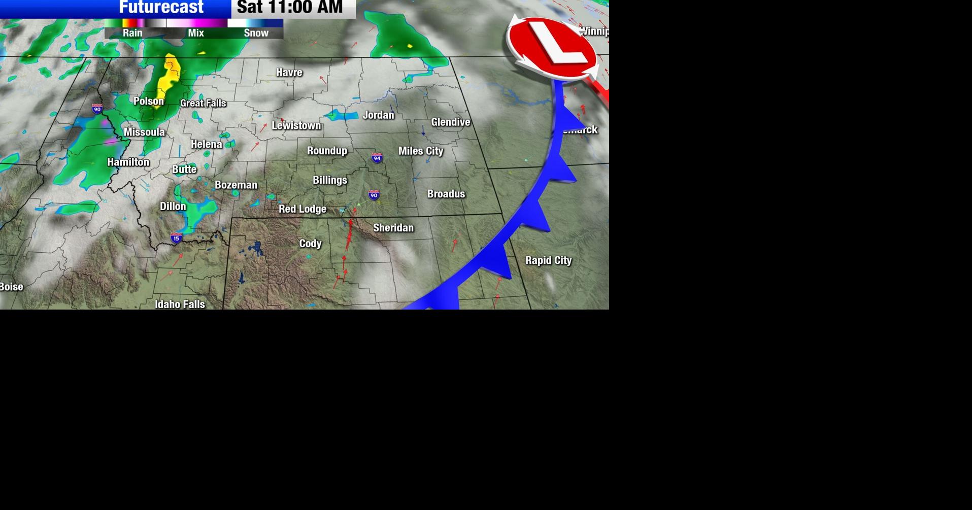 Clouds and showers end a week of sun with June snow forecasted in ...