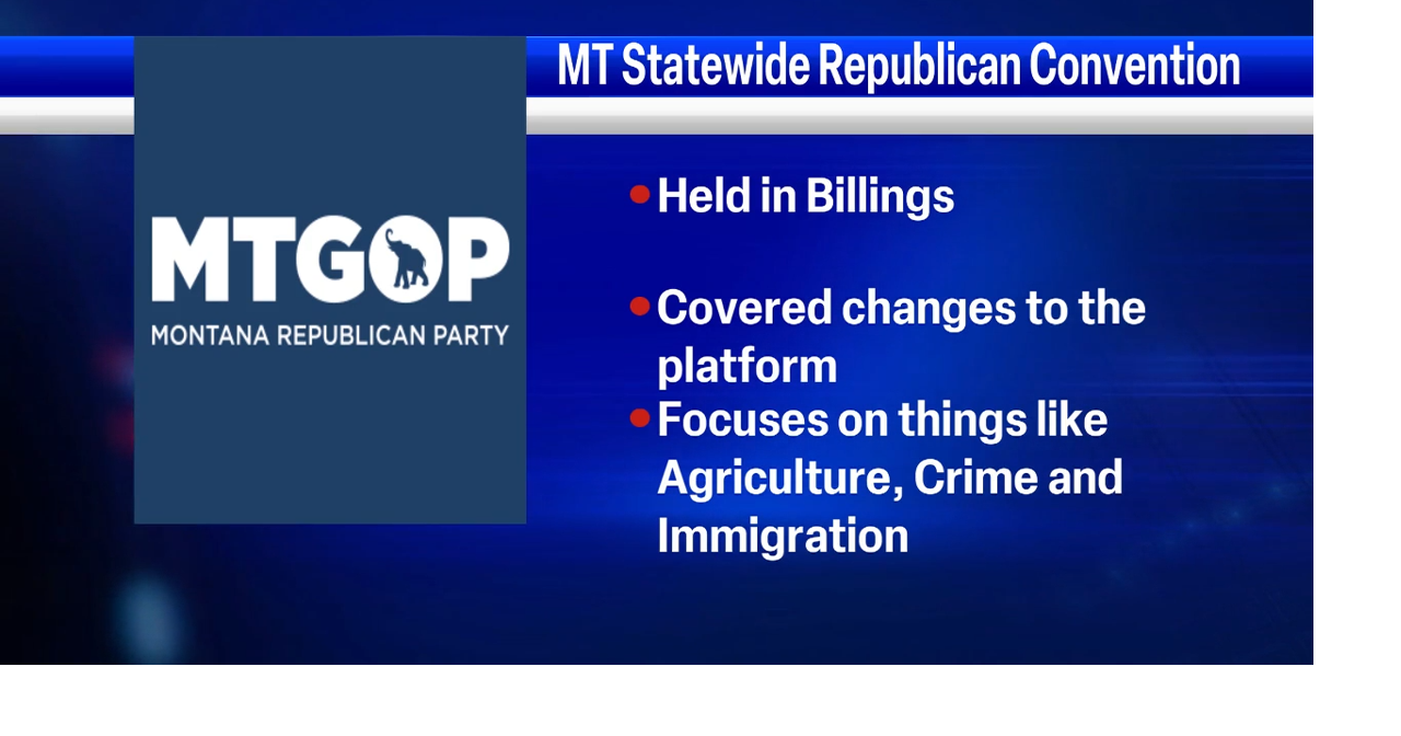 Annual Montana Republican Party Platform Convention concludes in ...