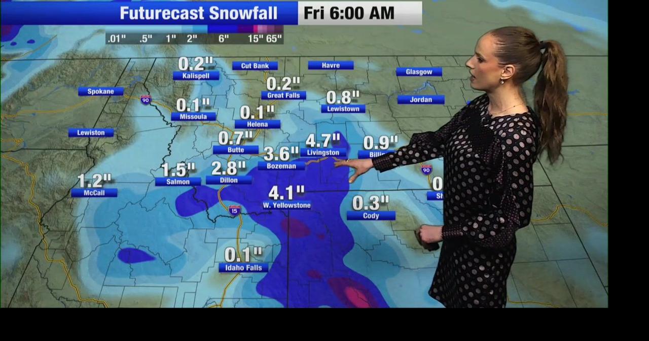 Snowy radar clears tonight with more mid-week accumulation in the ...