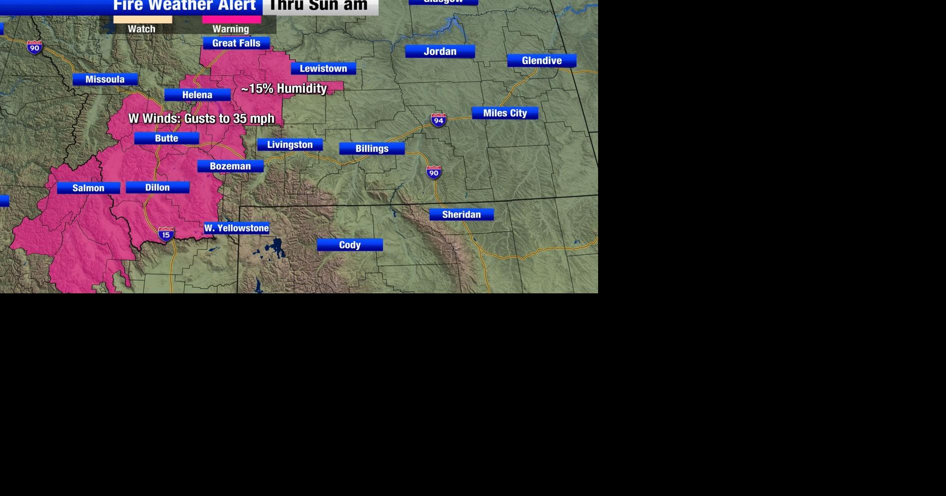 Low humidity and increasing winds maintain fire weather concerns ...