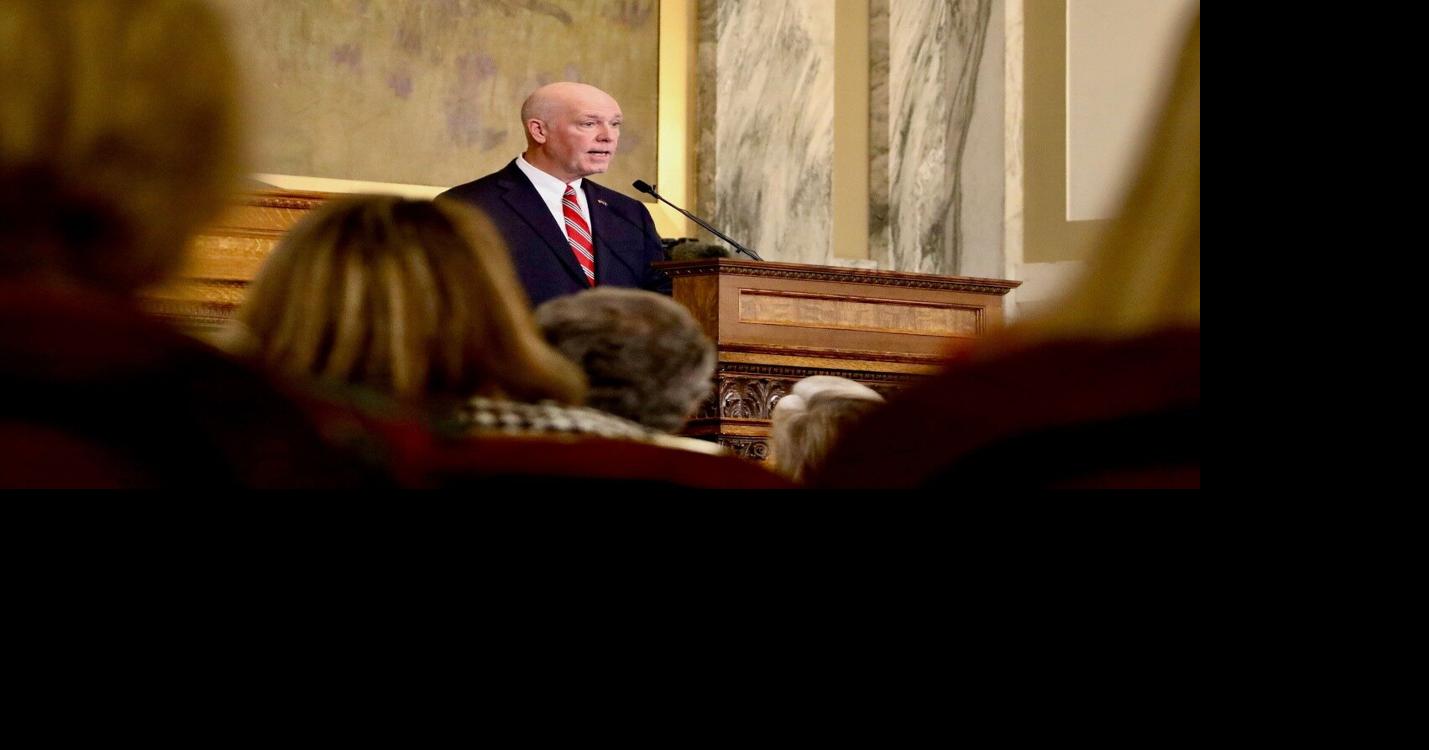 Governor Gianforte gives State of the State Address and state Democrats ...
